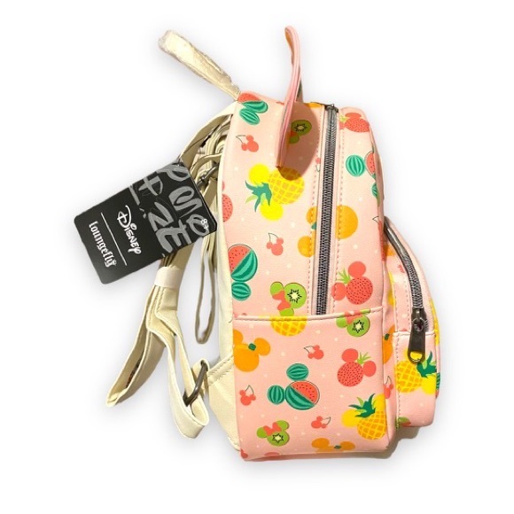 Loungefly | Bags | Loungefly Disney Mickey Mouse Fruit Mini Backpack Watermelon Pineapple Cherry ...